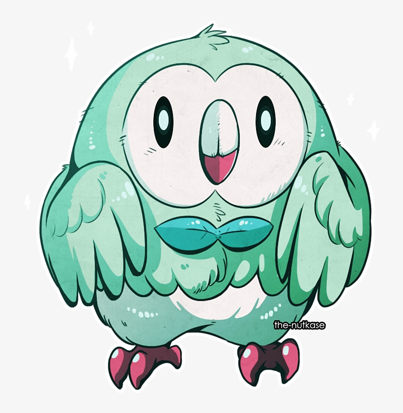 Shiny Rowlet - Pokemon Shiny Rowlet Fanart - 861x834 PNG Download - PNGkit