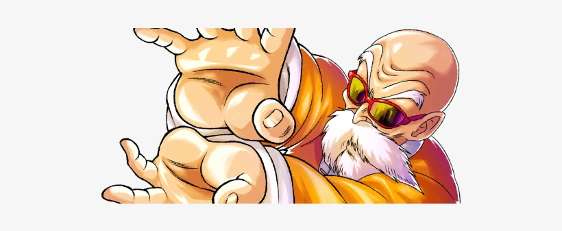 Master Roshi - Cartoon - 1024x256 PNG Download - PNGkit