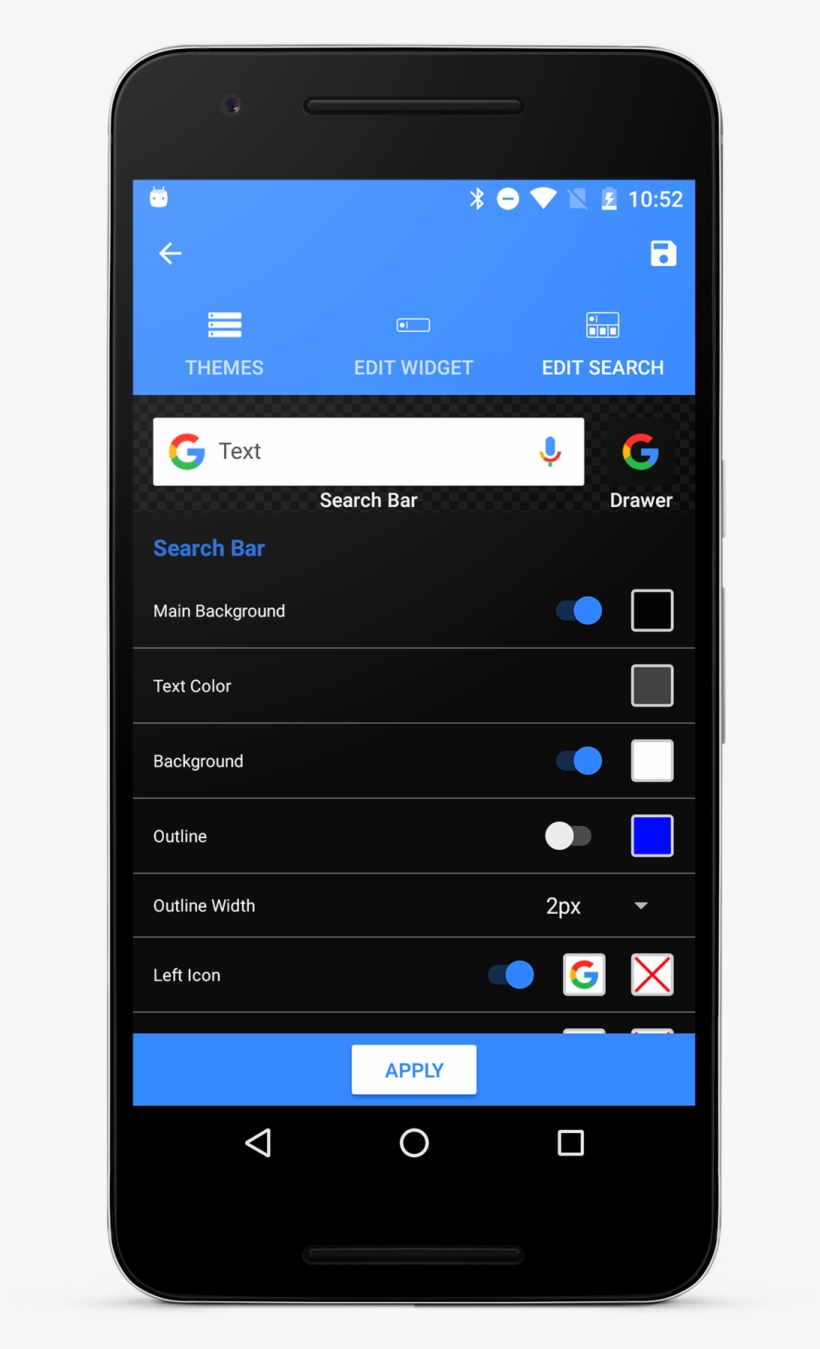 Custom Search Bar Widget Csbw V1 - Search Box - 1064x1741 PNG Download ...