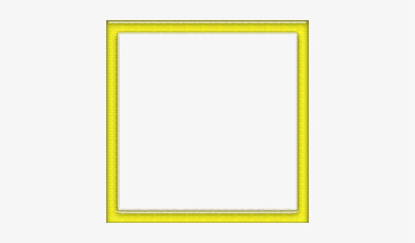 Yellow Square Frame - Picture Frame - 400x400 PNG Download - PNGkit