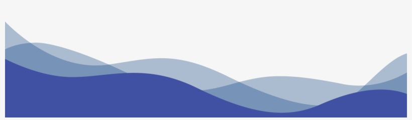 Footer Wave - Blue Page Divider Png - 1900x462 PNG Download - PNGkit