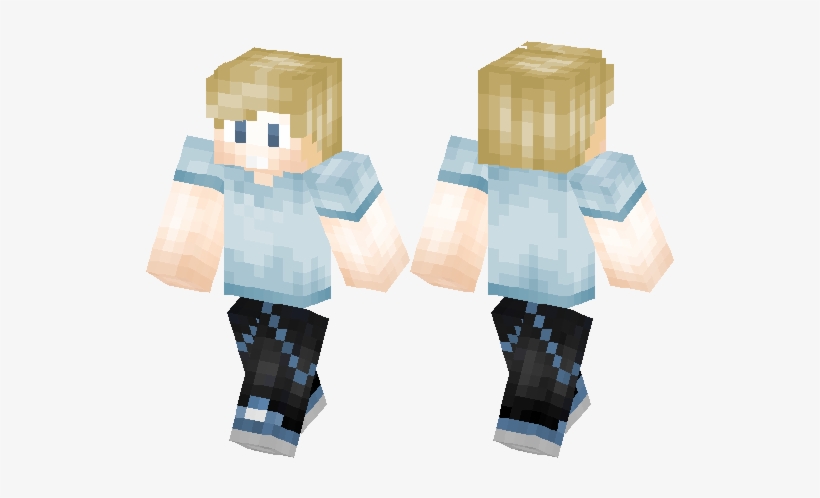 Download Transparent Cool Blond Hair Boy - Minecraft Blond Boy Skin ...