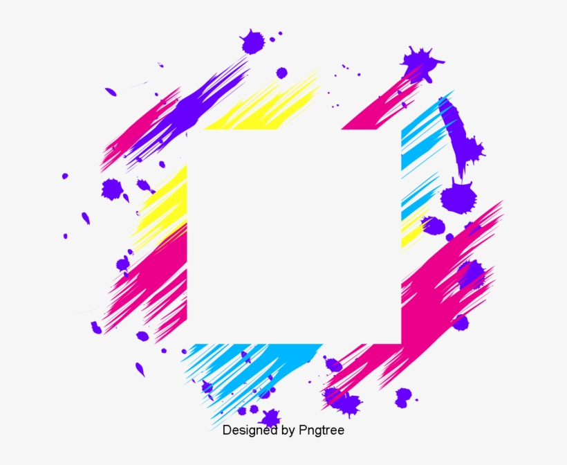 Coloured Color Geometric Line Frame, Colorful, Colorful, - Geometry ...