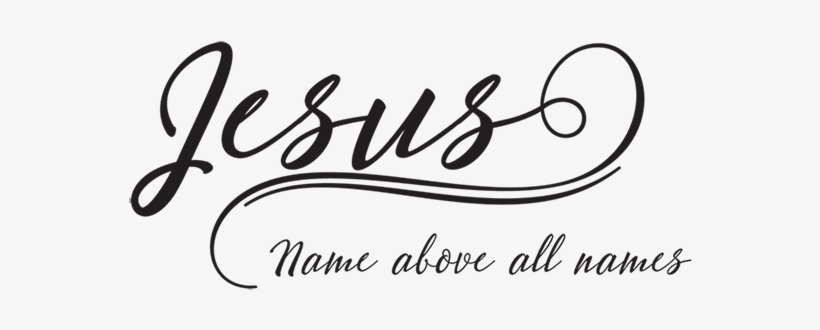 Download Transparent Calligraphy Of Jesus Name - PNGkit