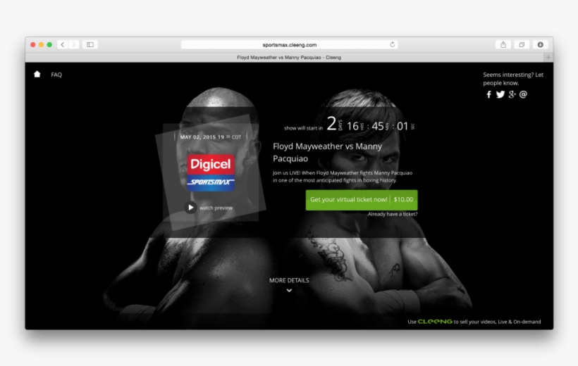 Pacquiao Mayweatther Pay Per View - Portable Network Graphics ...