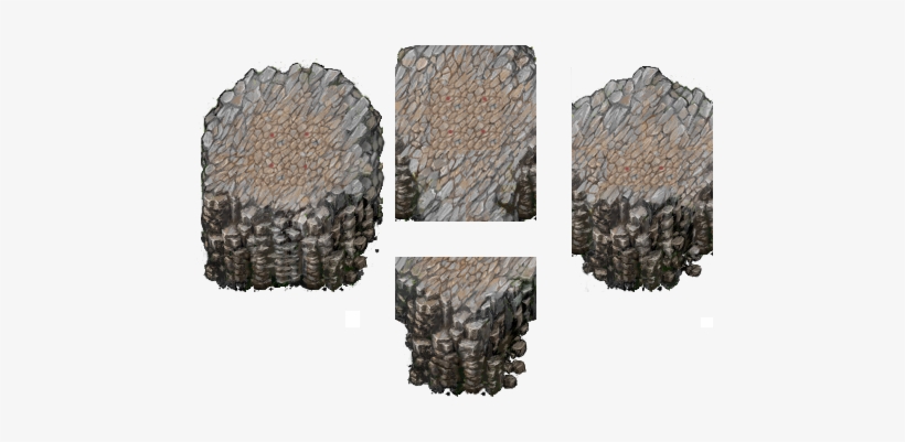 Desert-cliffs - Top Down 2d Cliff - 480x320 PNG Download - PNGkit