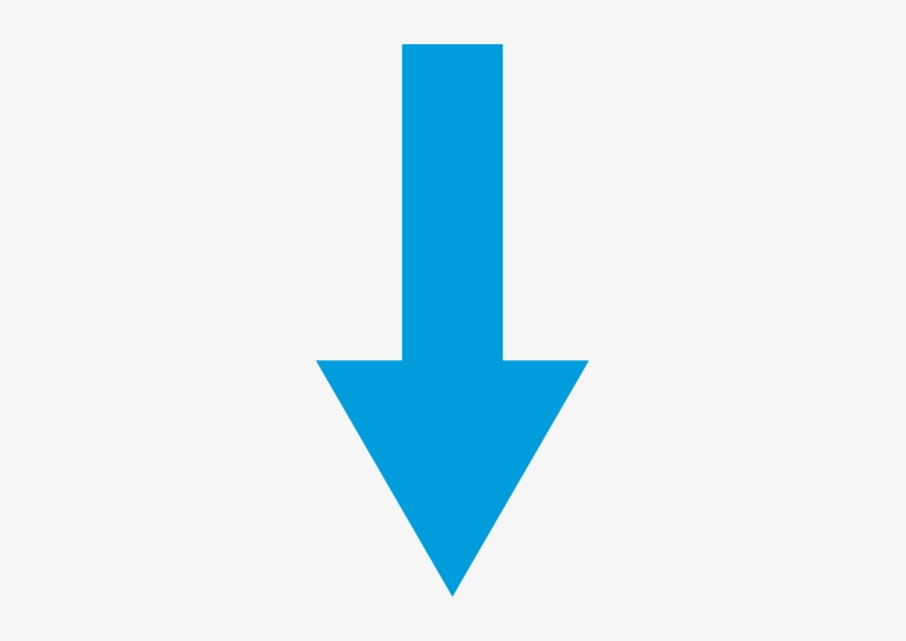 Blue Down Arrow Png