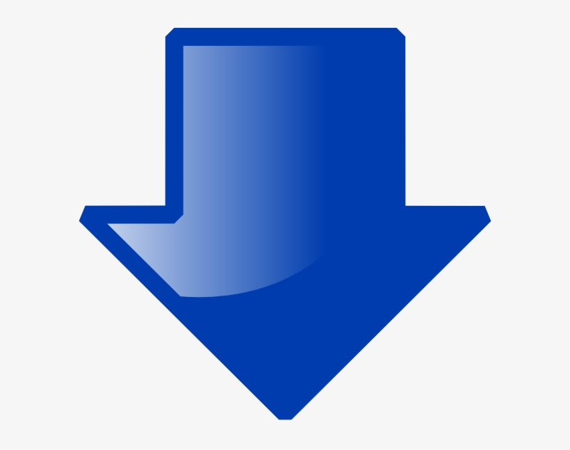 Arrow Blue Down Clip Art - Blue Arrow Pointing Down - 600x567 PNG ...
