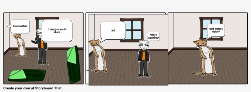 Download Transparent Weasel And Waldo - Cartoon - PNGkit