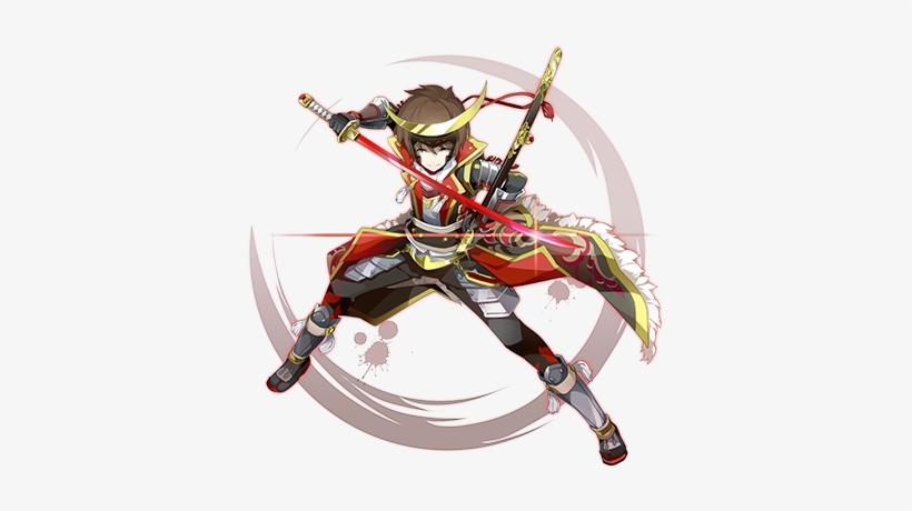 Samurai - Logres Dual Blades - 376x380 PNG Download - PNGkit