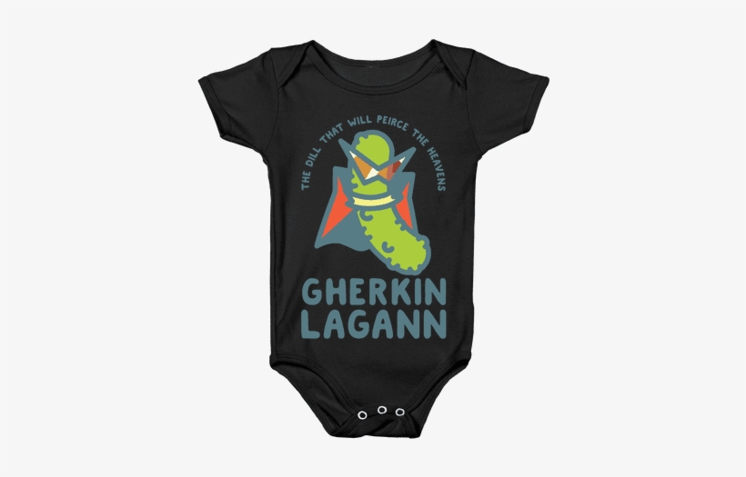 Gherkin Lagann Baby Onesy - Weed Onesie Baby - 484x484 PNG Download ...