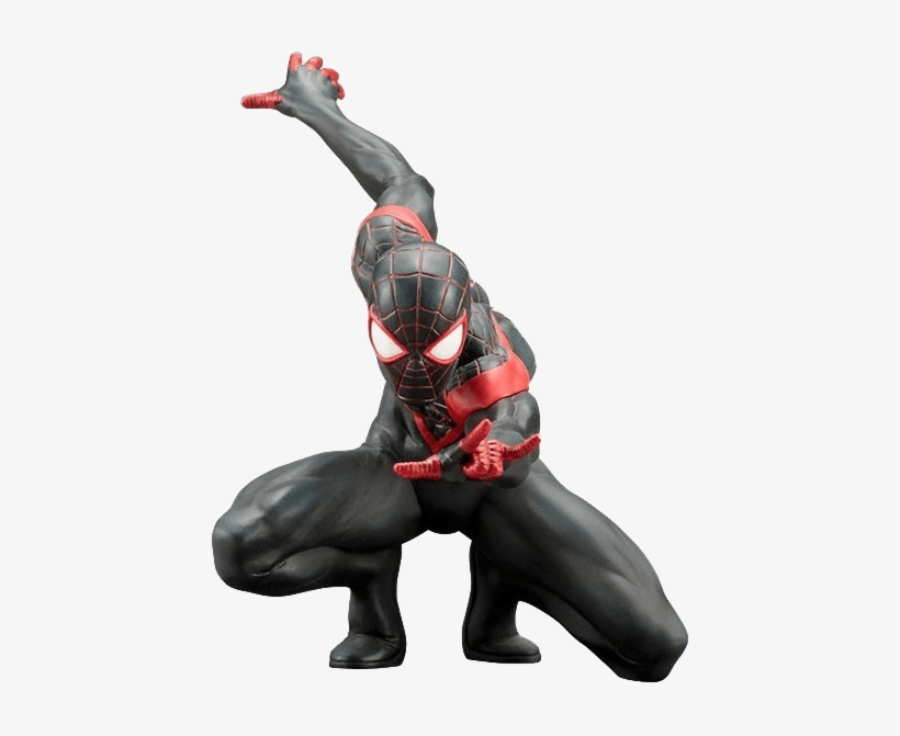 Download Transparent Spiderman Miles Morales Figure - PNGkit
