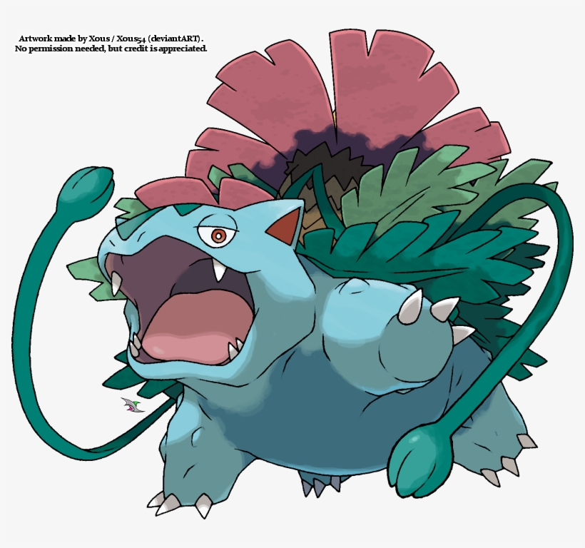 Mega Venusaur By Xous54 - Mega Venusaur - 788x688 PNG Download - PNGkit