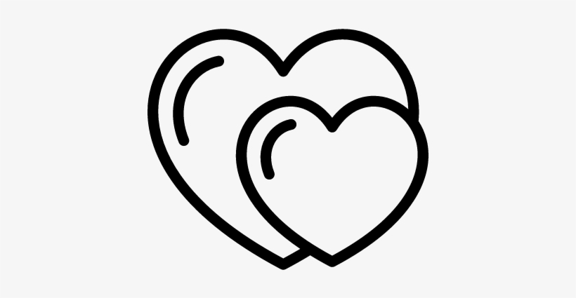 Two Hearts Vector - Two Hearts Icon Png - 400x400 PNG Download - PNGkit