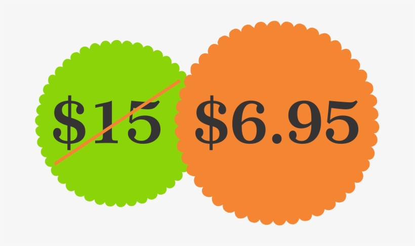 Price Sticker - Cute Yard Sale Sign - 681x406 PNG Download - PNGkit