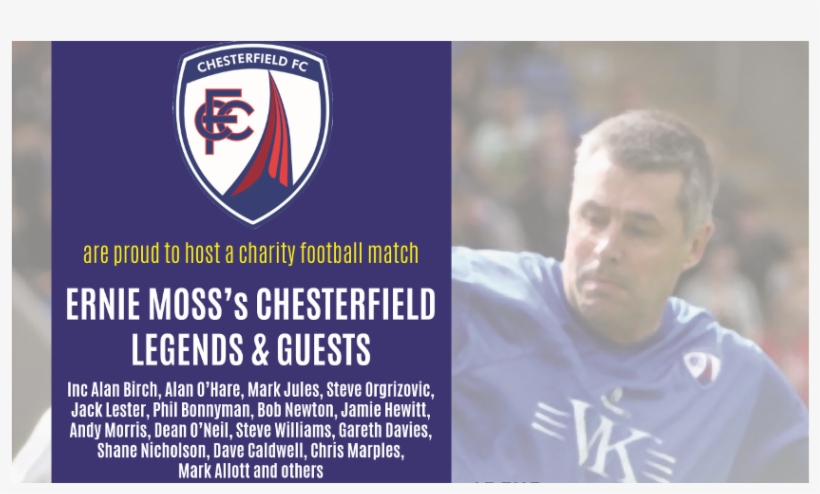 Ernie Moss Charity Football Match - Chesterfield Fc New Badge - 873x466 ...