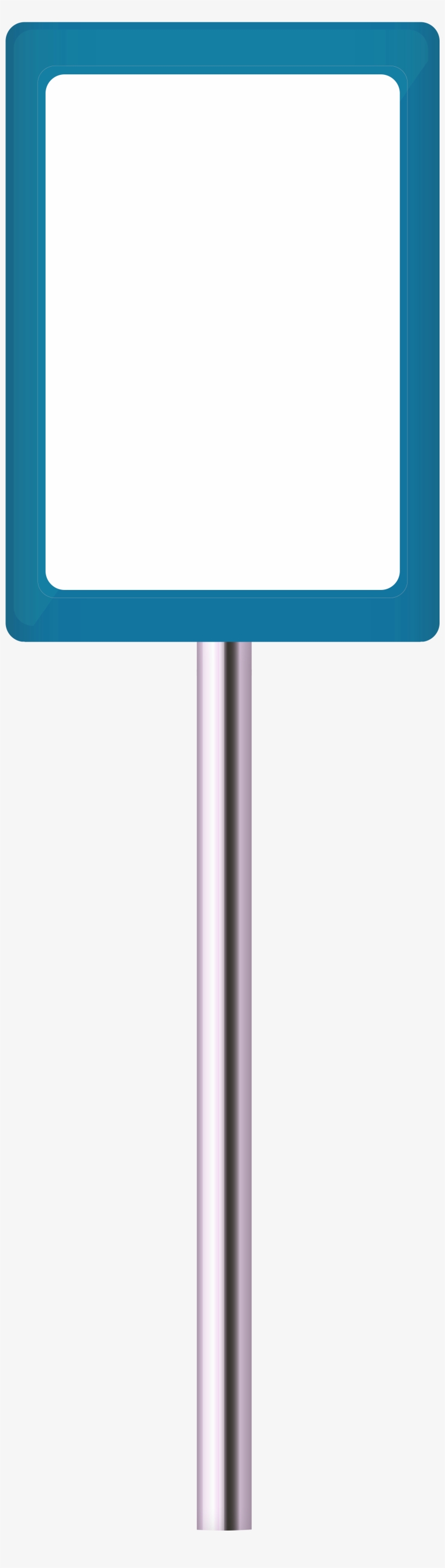 Empty Blue Frame Sign Png Clip Art - Sign - 2348x8000 PNG Download - PNGkit