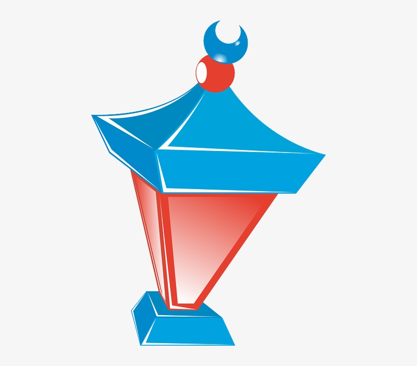 Lamp, Lantern, Light, Lighting, Red, Orient, Half Moon - Clipart ...