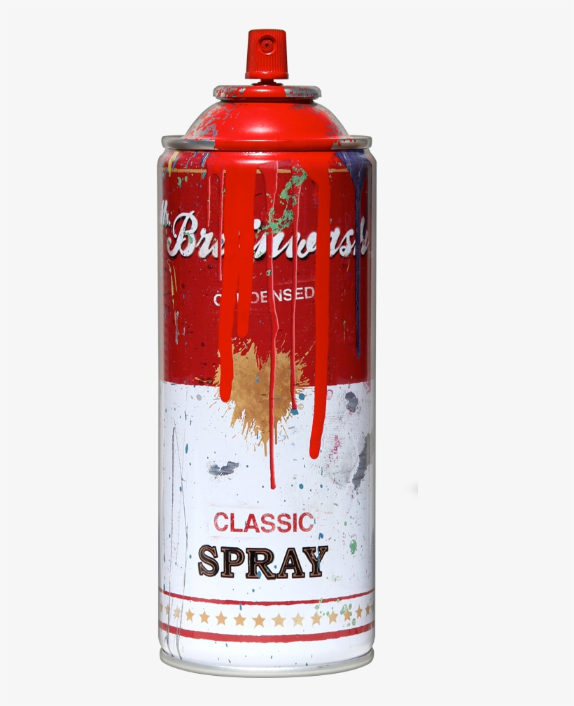 High Resolution Spray - Mr Brainwash Spray Can - 402x940 PNG Download ...