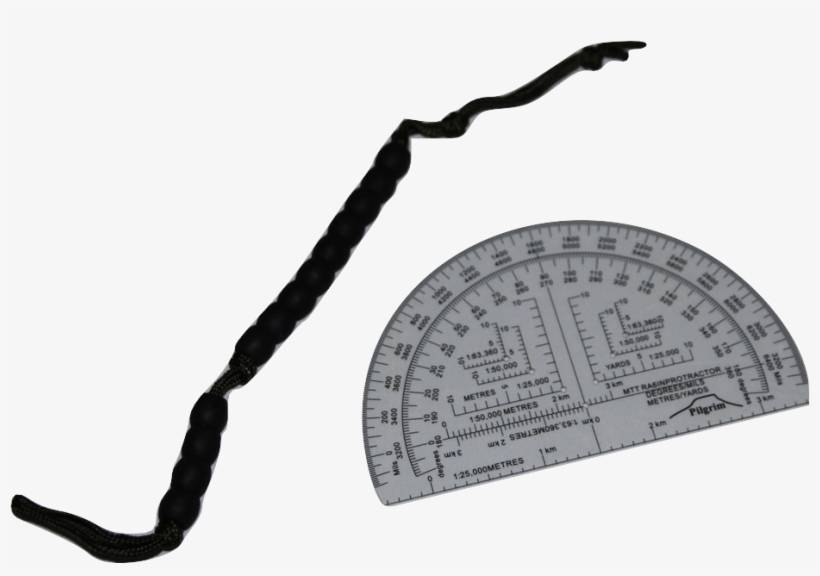 Protractor And Pace Beads - Mtt Pl Ra 6in Protractor Degrees/mils ...