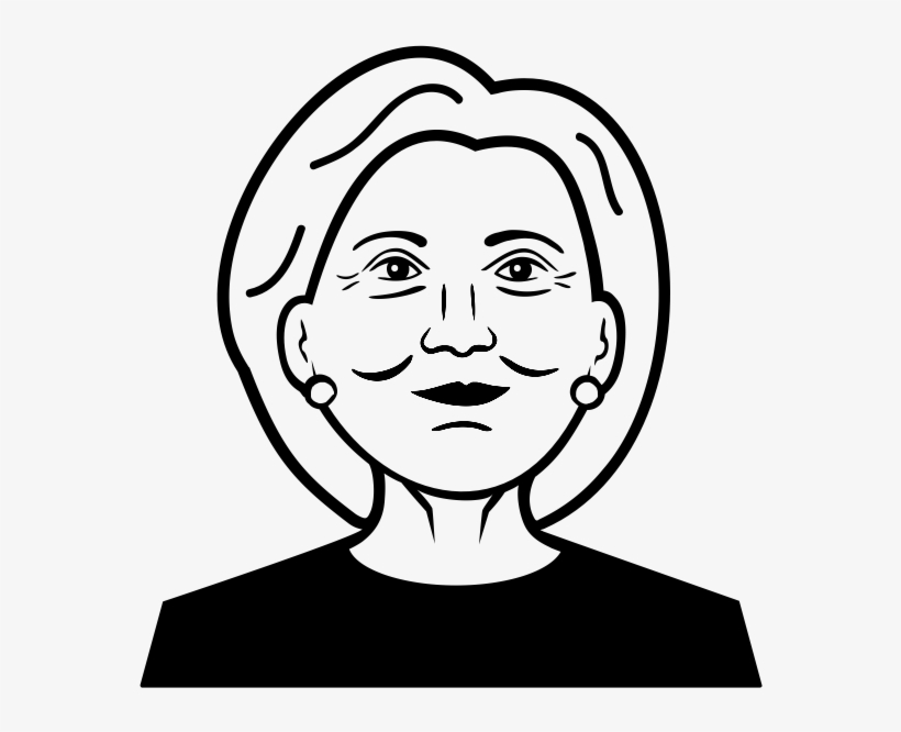 Hillary Clinton Rubber Stamp - Hillary Clinton Svg File - 600x600 PNG ...