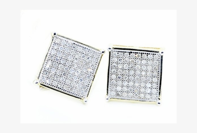 Zoom - Square Earring Transparent - 650x650 PNG Download - PNGkit