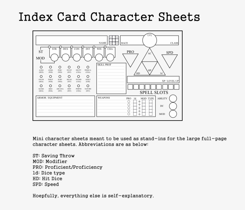 Index Card Character Sheet - Electrical Engineering - 850x1100 PNG Download - PNGkit