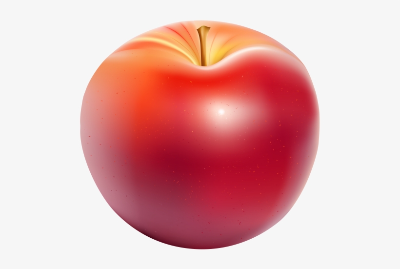Red Apple Png Clip Art Image - Clip Art - 500x477 PNG Download - PNGkit