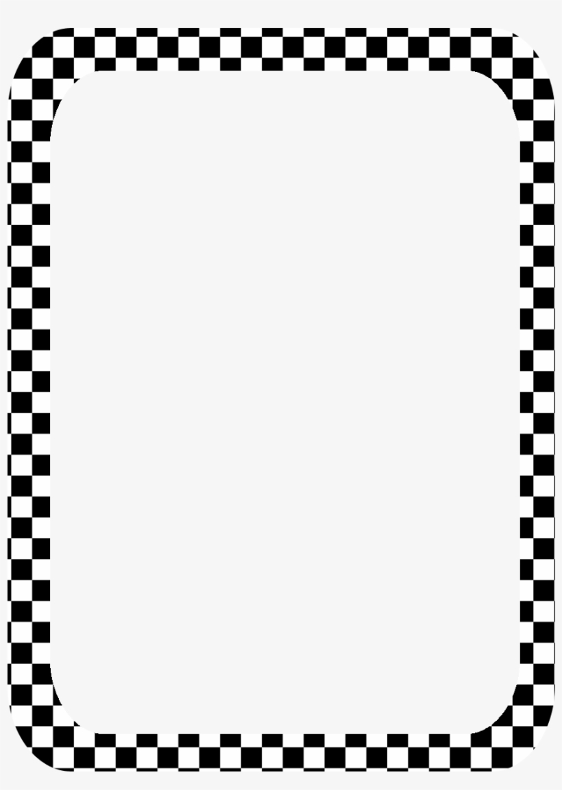 Checkered Flag Border Template
