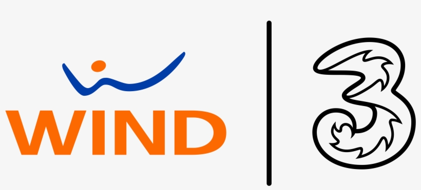 Logo Wind Png - Wind Tre Logo Png - 5000x1931 PNG Download - PNGkit