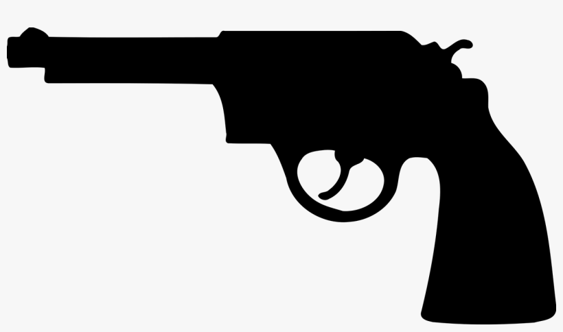 Firearm Revolver Pistol Handgun Silhouette - Revolver Silhouette ...