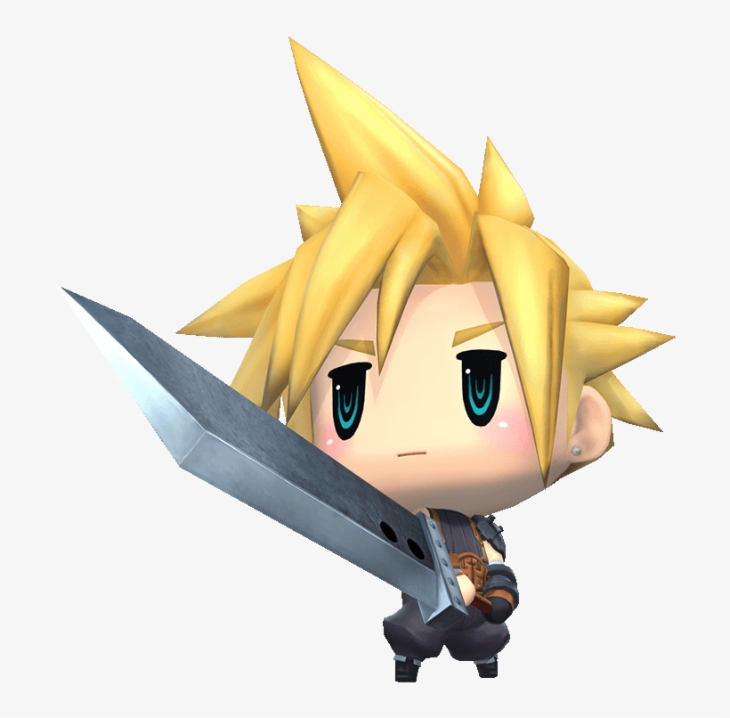 Woff Cloud Strife - Cloud Strife World Of Final Fantasy - 715x757 PNG ...