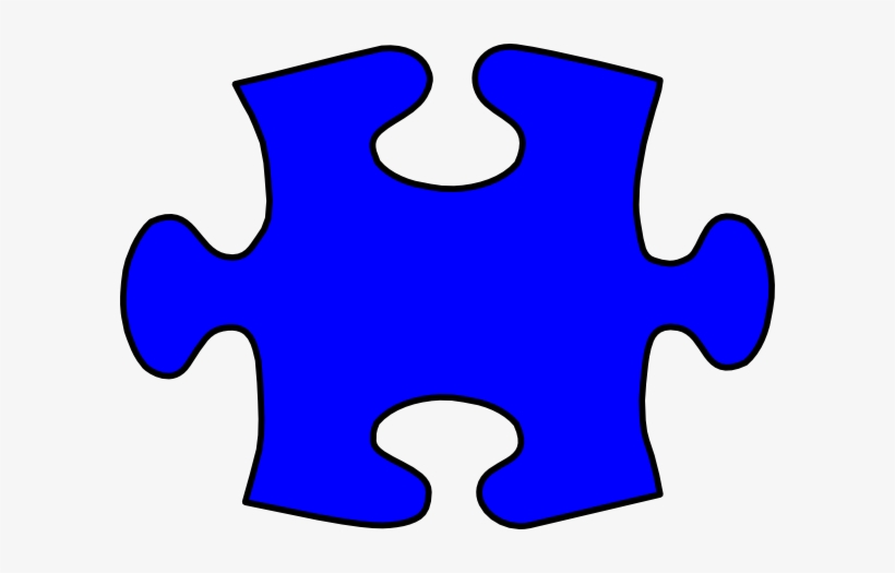 Autism Blue Puzzle Piece Autism Puzzle Piece Template Printable 