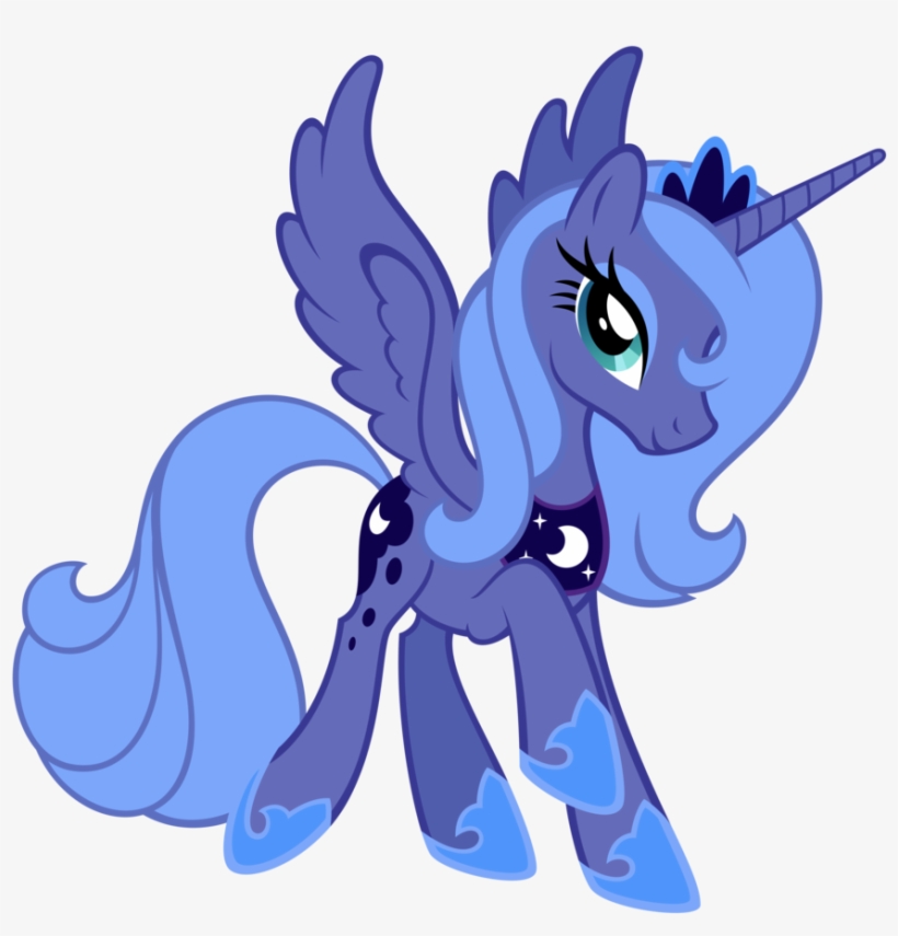 Mlp Princess Luna Png Banner Black And White Download - Luna Pony ...