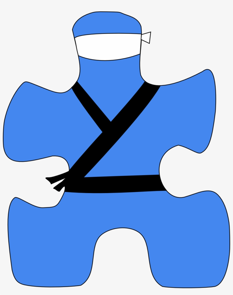 Autism Puzzle Piece - Puzzle Ninja - 1207x1467 PNG Download - PNGkit