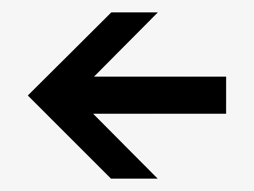 Black, Icon, Left, Simple, Symbol, Arrow, Christian - Arrow Left ...