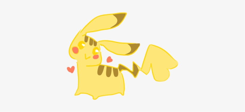 A Happy Pika - Cartoon - 413x323 PNG Download - PNGkit