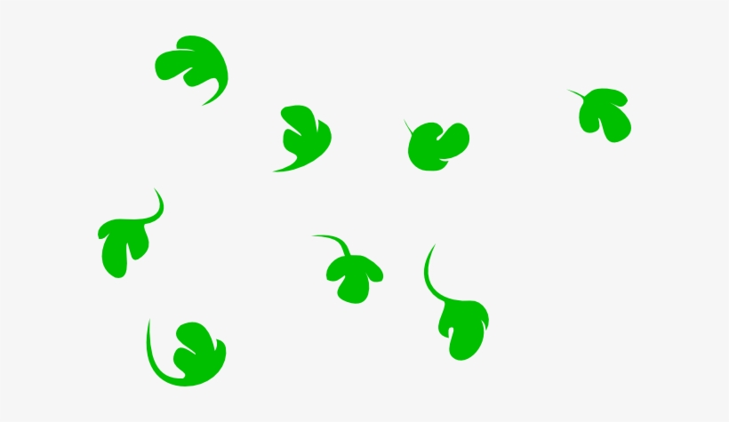 Download Transparent Png Leaves Falling - Green Leaf Fall Gif - PNGkit
