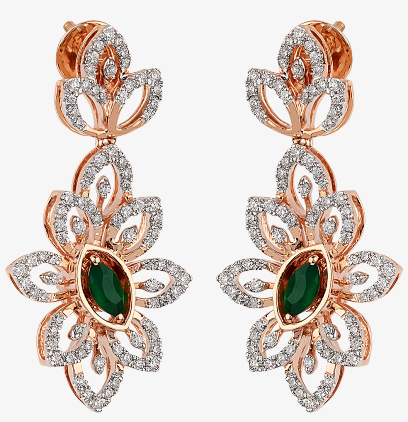 Orra Diamond Hanging Earring - Orra Jewellery - 1200x1000 PNG Download ...