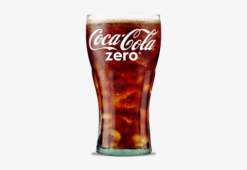 Download Transparent Coca Cola Zero Glass - PNGkit