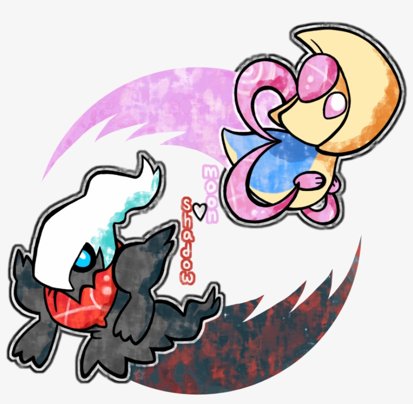 Moon Shadow - - Darkrai Chibi - 899x826 PNG Download - PNGkit