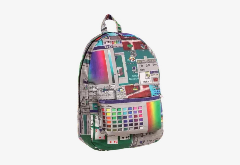 Vaporwave Backpack - 500x501 PNG Download - PNGkit