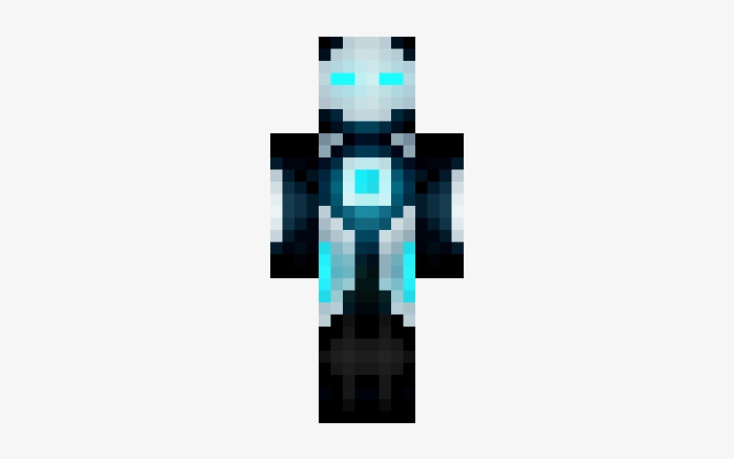 Alpha User - Blue Robot Skin Minecraft - 432x432 PNG Download - PNGkit