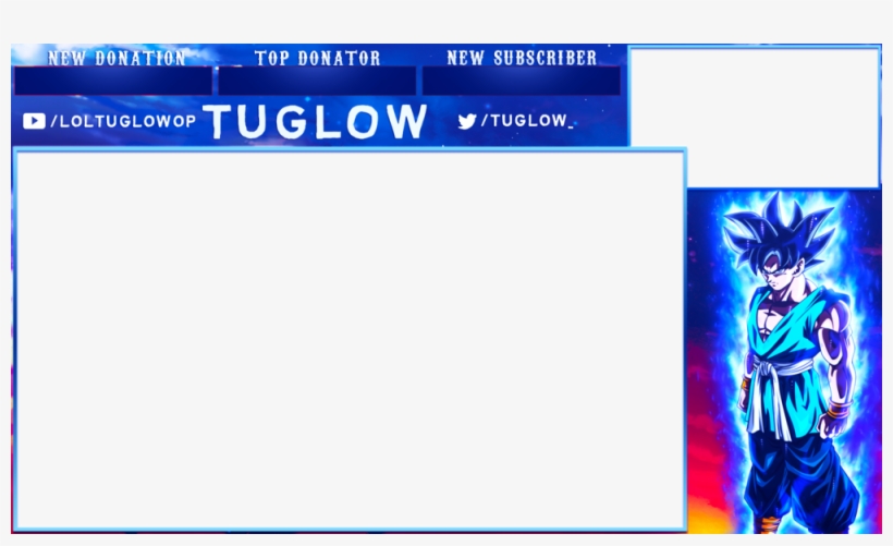 Tuglow Goku Overlay - Goku - 1000x563 PNG Download - PNGkit