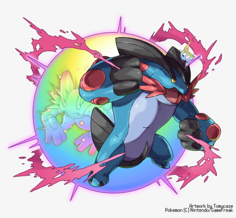 Mega Swampert -mega Evolve Art By Tomycase - Pokemon Mega Swampert ...