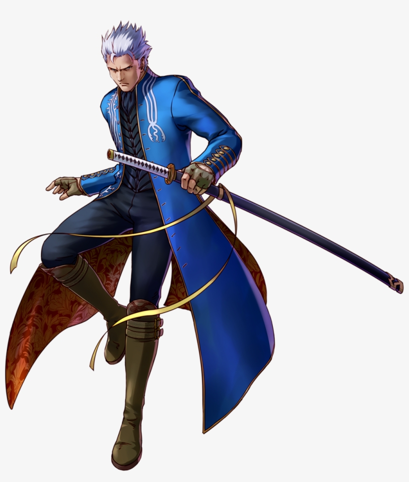 Pxz2-vergil - Vergil Capcom - 1022x1155 PNG Download - PNGkit