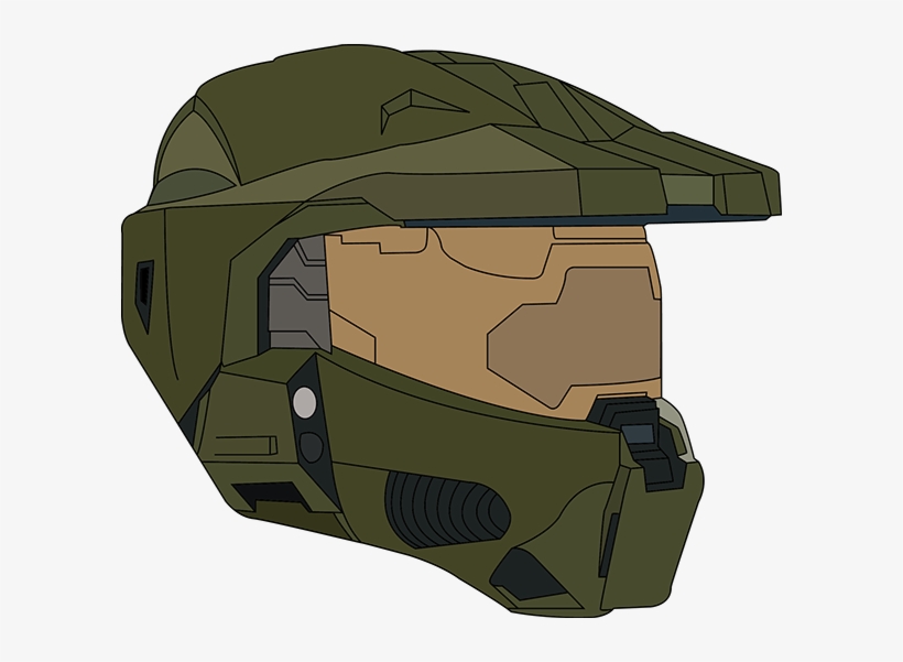 Vector Halo Helmet Png Royalty Free - Master Chief No Background ...