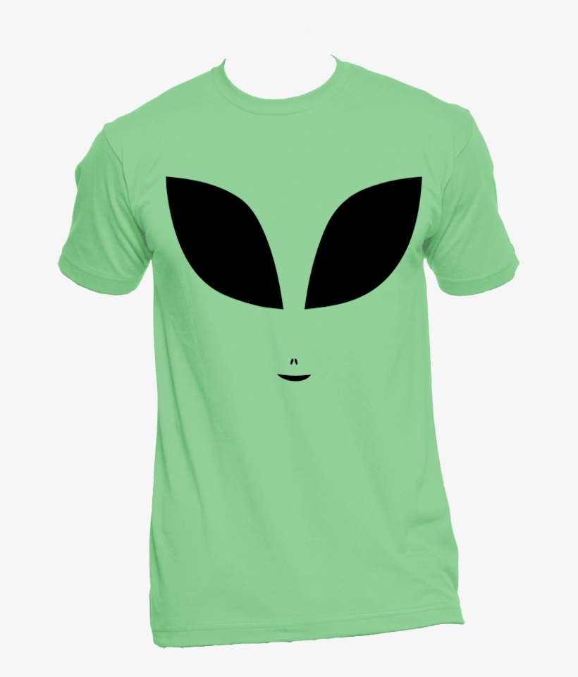 Close Encounter Alien Face T-shirt Unisex - Play Vinyl Unisex T-shirt ...