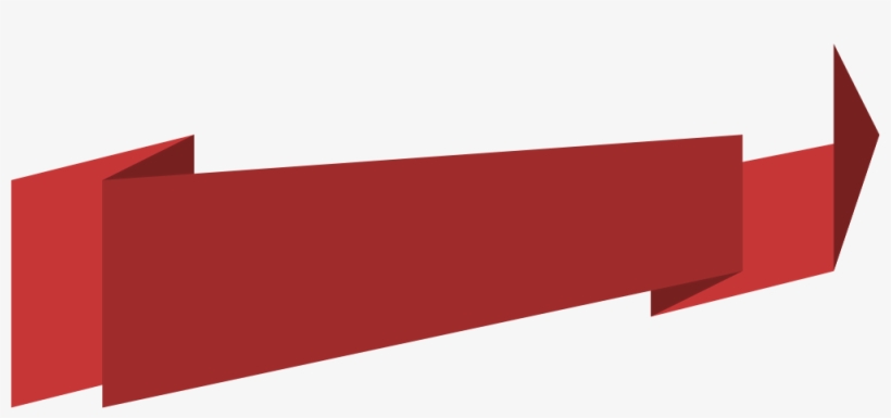 Red Banner Png Image With Transparent Background - 1000x421 PNG ...