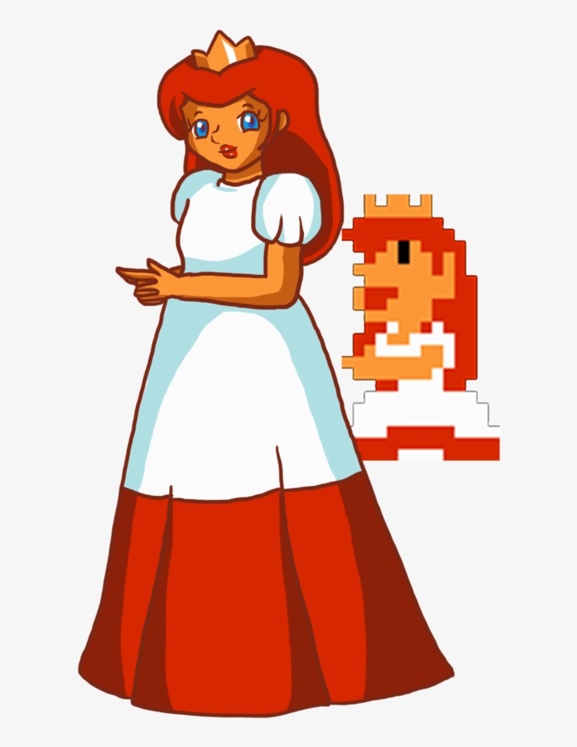 Super Peach Rpg Nes By Kittybags On - 8 Bit Peach - 714x1118 PNG ...